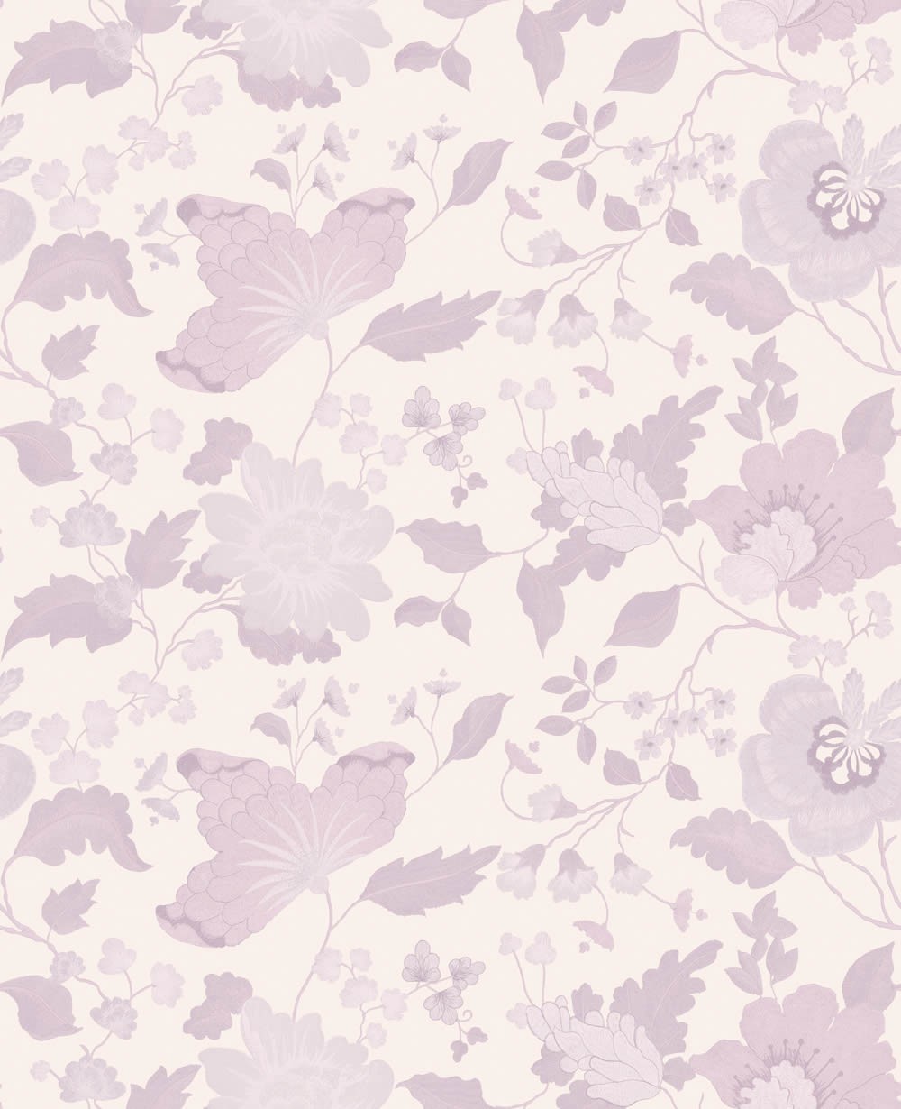 pink wallpaper leaf texture Italian Style Essener 24845